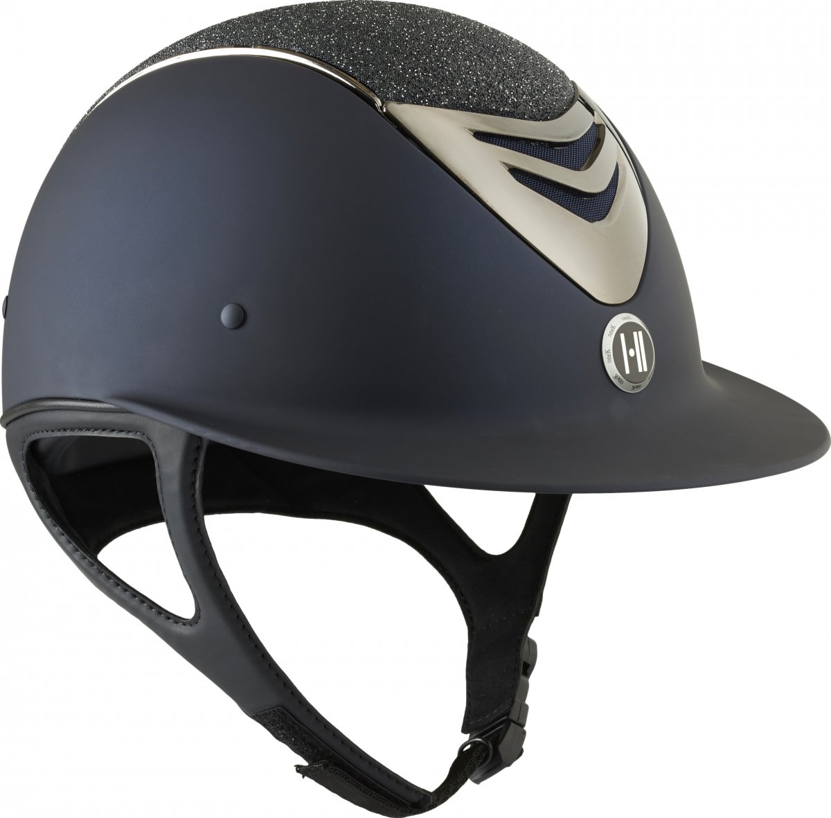 OneK Avance Matt Navy Glitter Chrome. Med Bred Skygge. VG1